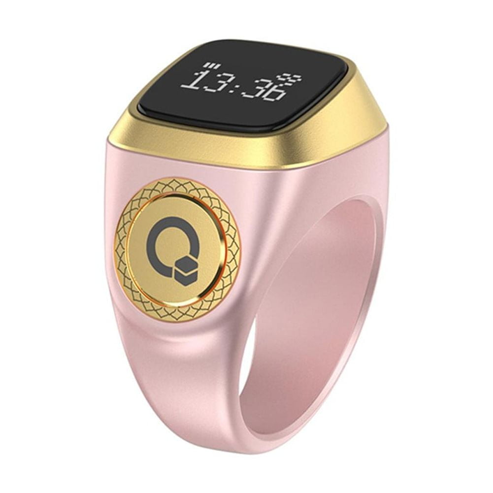 NovaSpark Iqibla Smart Zikr Ring Waterproof Smart Finger Ring with ...