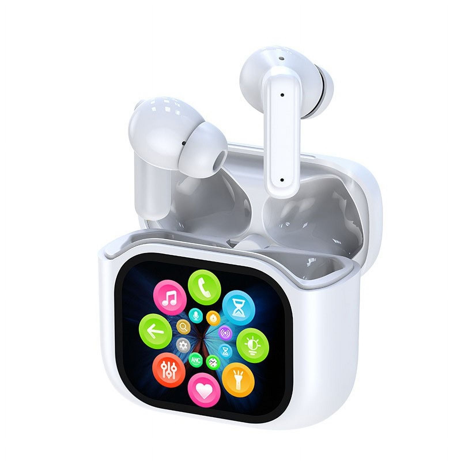 NovaSpark Premium Wireless Earbuds with Noise Canceling, Touch Screen ...