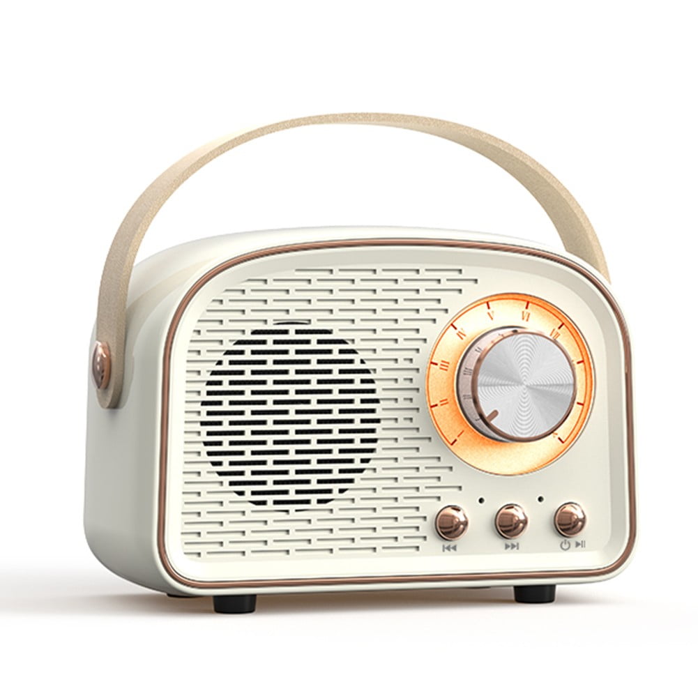 NovaSpark Retro Bluetooth Compatible Speaker Cute Mini Speaker with Fm ...