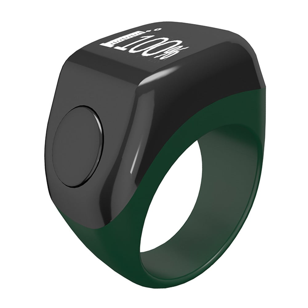 NovaSpark Smart Tasbih Ring Counter: Digital Prayer with Vibration ...