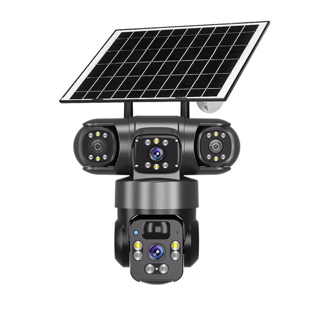 NovaSpark Solar-Powered Wifi Security Camera: 8000Mah Battery, Color ...