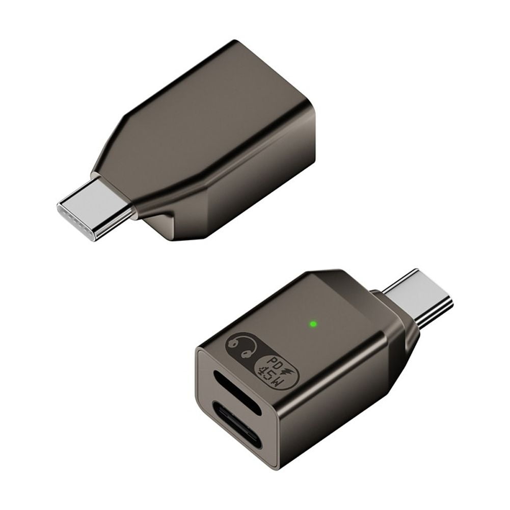 NovaSpark Usb C for Ios Headphone Adapter Aluminum, 45W Power, Compact ...