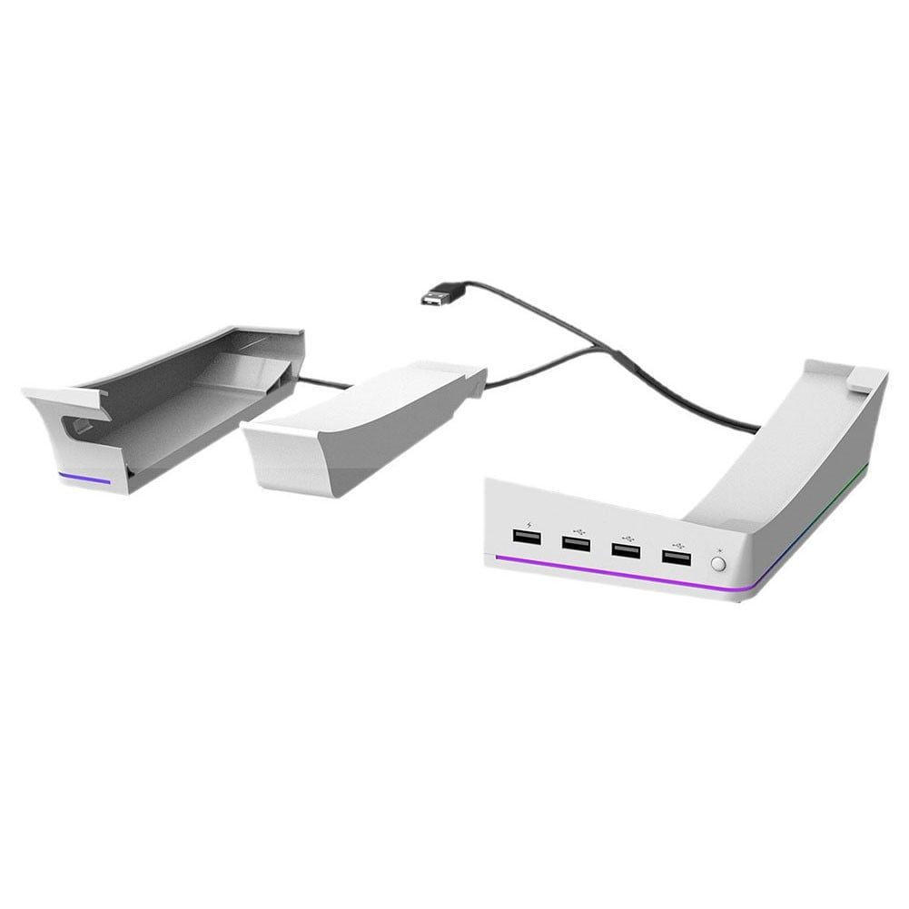 NovaSpark for Ps5 Pro Stand with 14 Led Modes & 4 Usb Hubs Sleek ...