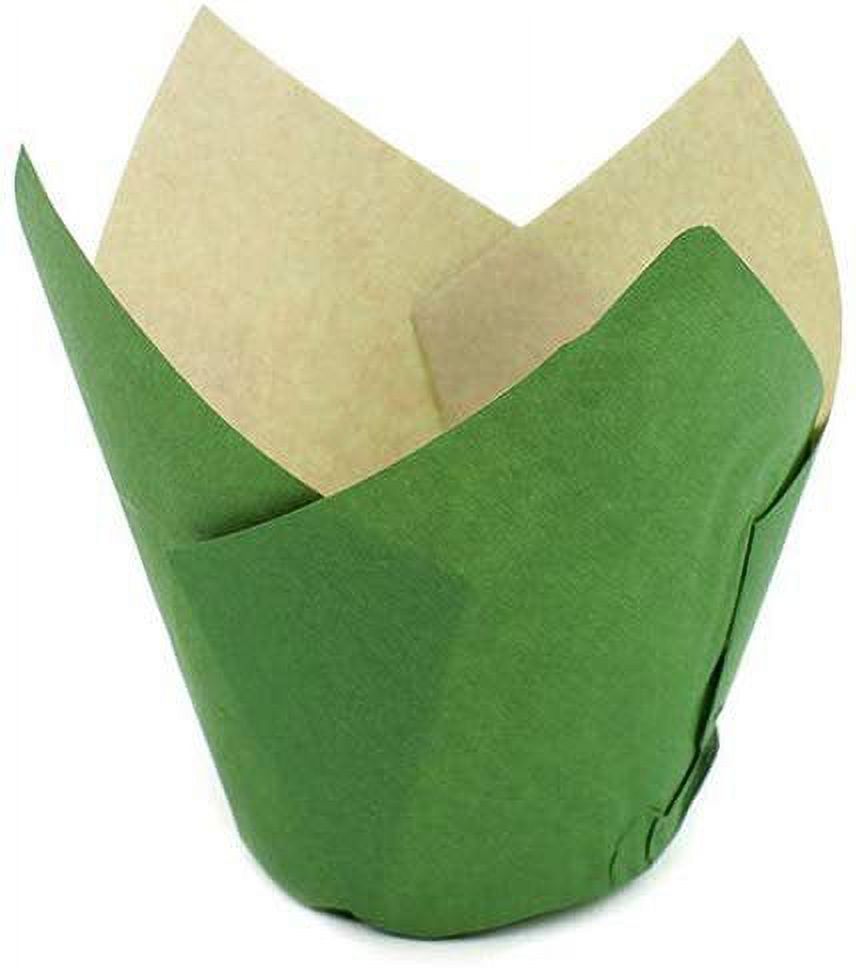 Novacart 160/50 Elite Grease-Proof Tulip Baking Cup 2" Base Diameter x ...