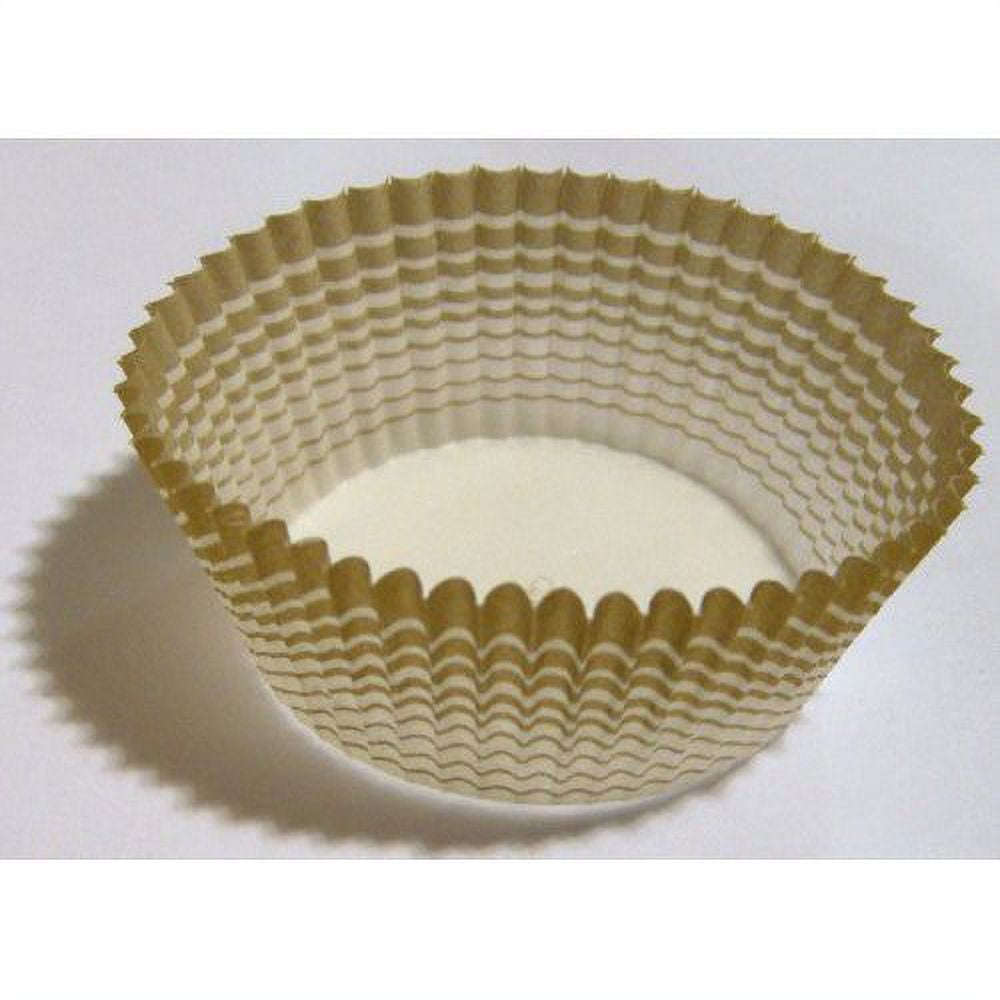 Novacart Round Paper Cup with Gold-Patterned Outside, 2" Base Diameter ...