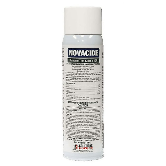 Novacide Indoor Spray Insecticide- Flea, Tick, Roach, and Ant Killer ...