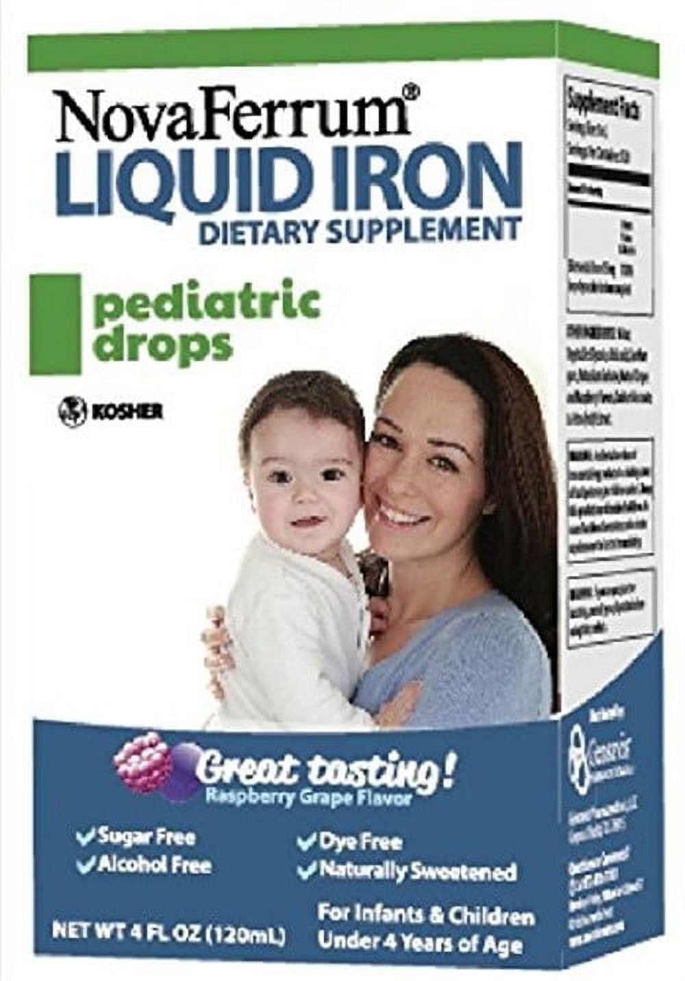 Novaferrum Pediatric Drops Liquid Iron Supplement For Infants And ...