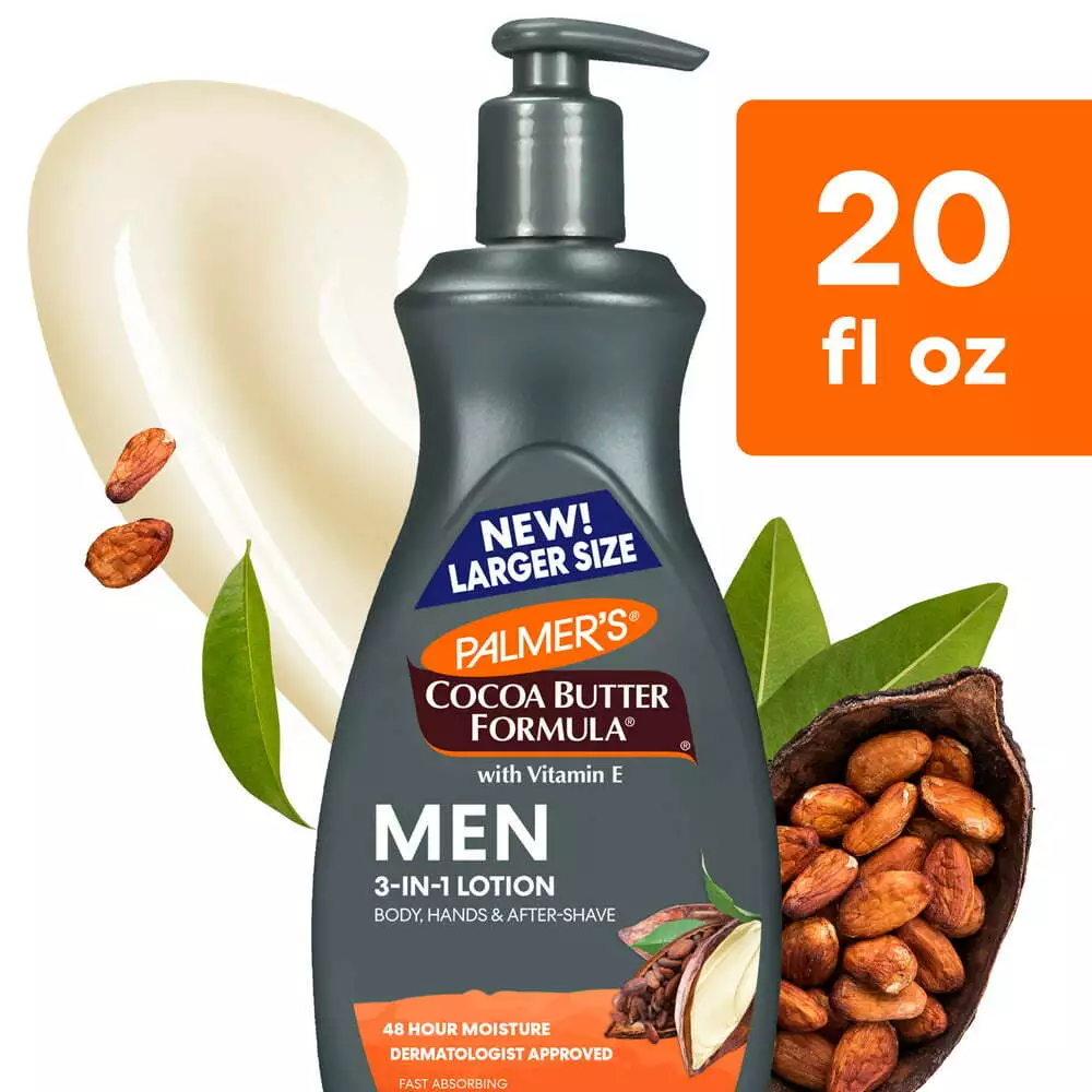 Novaglow Palmer's Cocoa Butter Formula Men's Body Lotion, 20 fl. oz ...