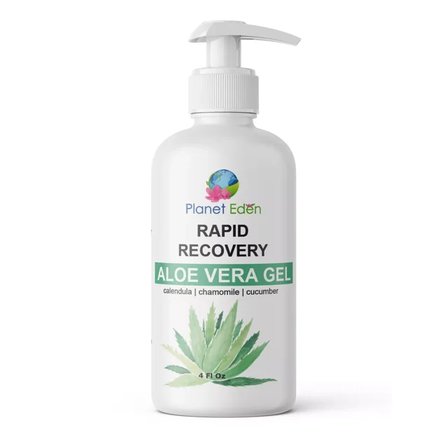 Novaglow Planet Eden Aloe Vera Gel Sunburn Burn Healing Fast Healing Rosehip Oil
