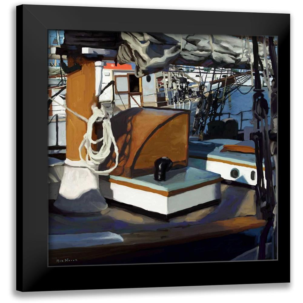 Novak, Rick 12x12 Black Modern Framed Museum Art Print Titled - Sailing ...