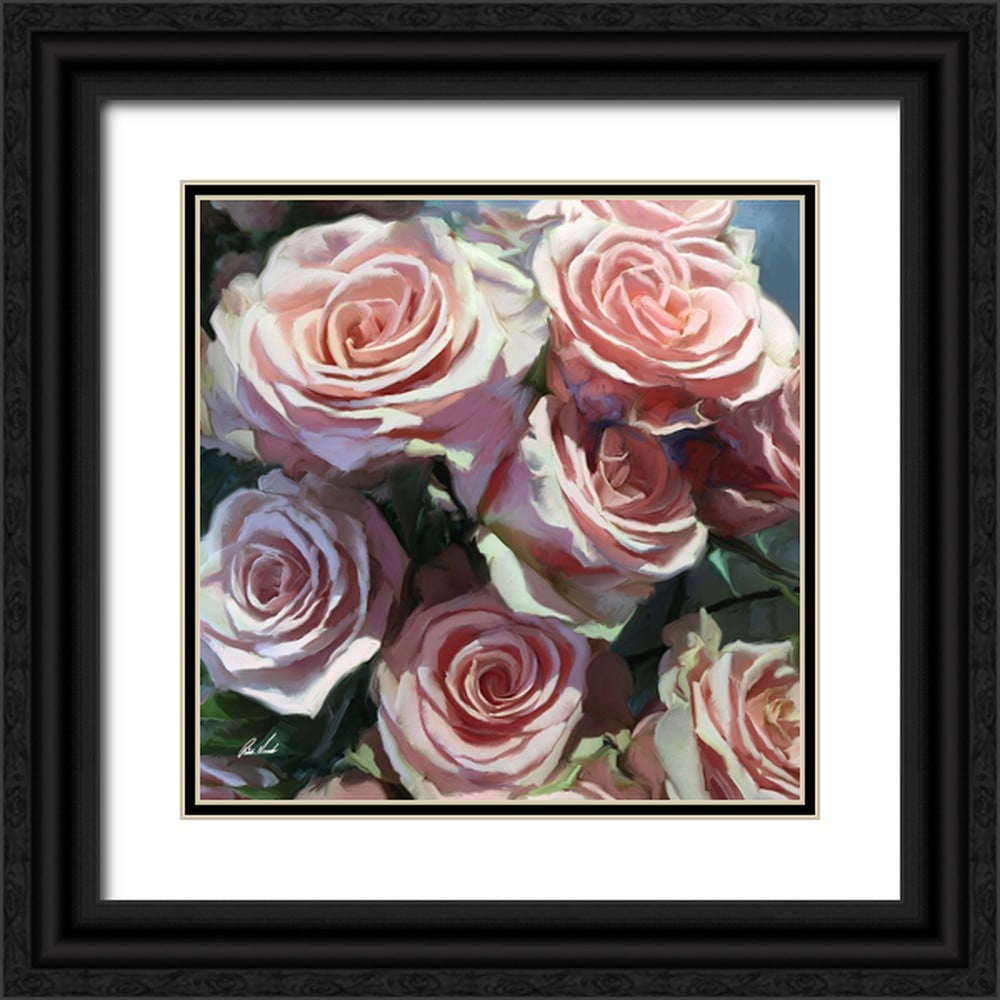 Novak, Rick 12x12 Black Ornate Wood Framed with Double Matting Museum ...