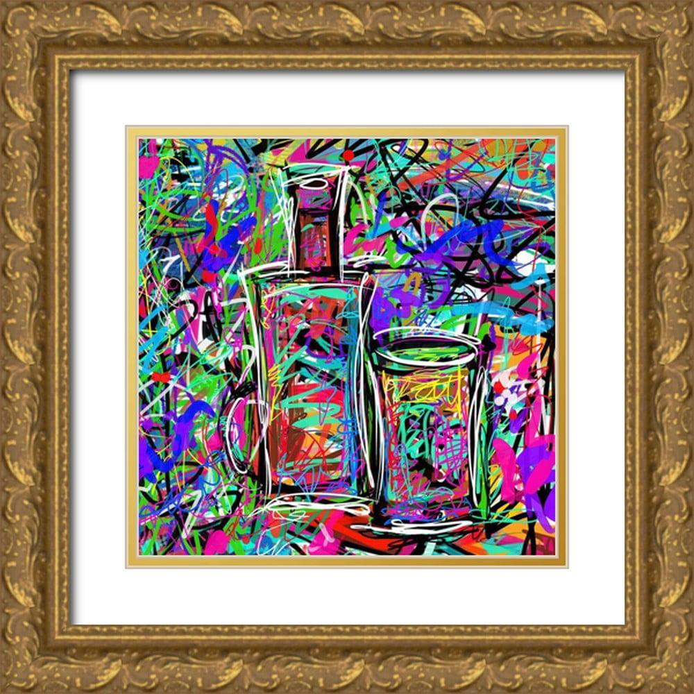 Novak, Rick 12x12 Gold Ornate Wood Framed with Double Matting Museum ...