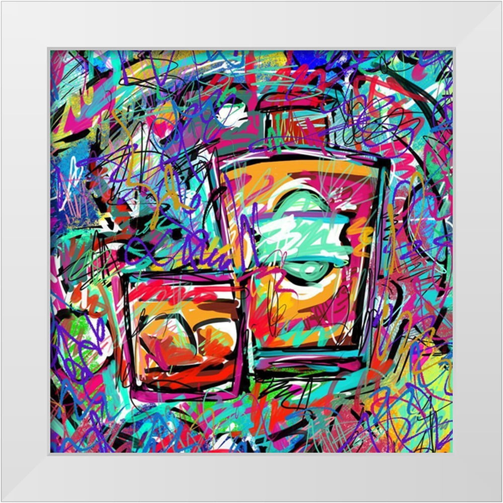 Novak, Rick 12x12 White Modern Wood Framed Museum Art Print Titled ...
