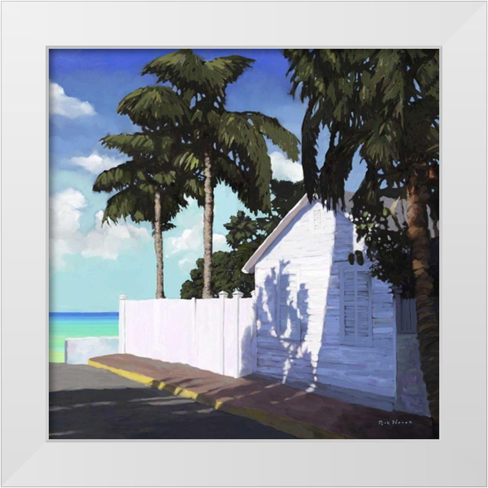 Novak, Rick 12x12 White Modern Wood Framed Museum Art Print Titled ...