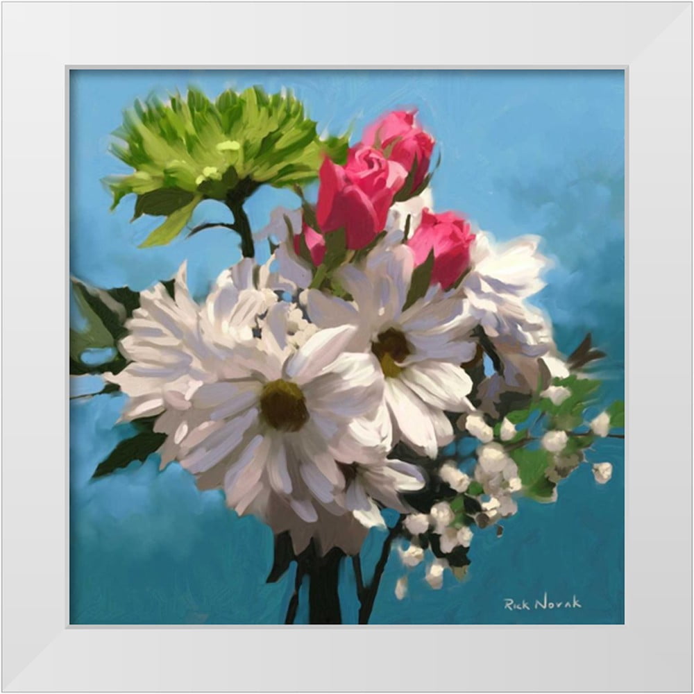 Novak, Rick 12x12 White Modern Wood Framed Museum Art Print Titled ...