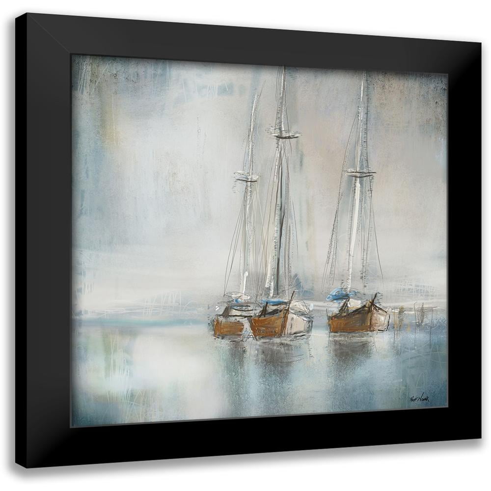 Novak, Rick 15x15 Black Modern Framed Museum Art Print Titled - Boats I ...