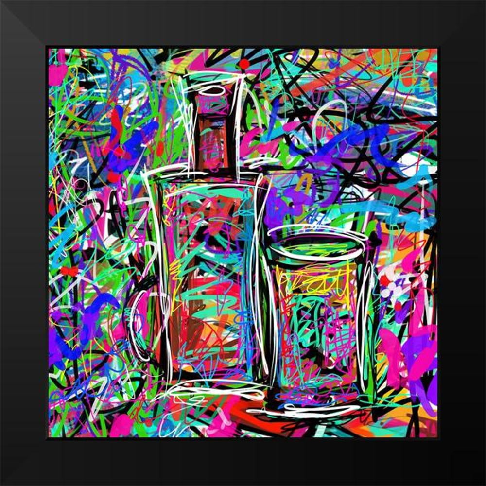 Novak, Rick 15x15 Black Modern Framed Museum Art Print Titled - Boozey ...