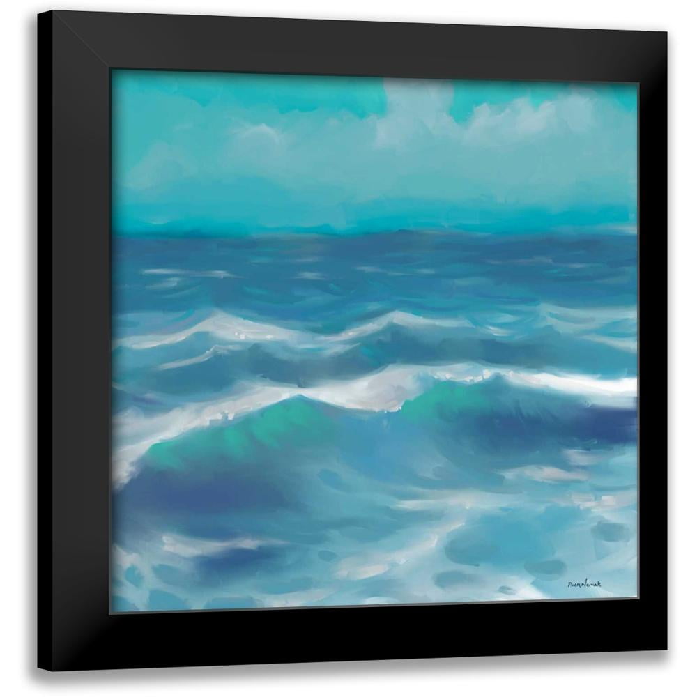 Novak, Rick 15x15 Black Modern Framed Museum Art Print Titled - Ocean ...