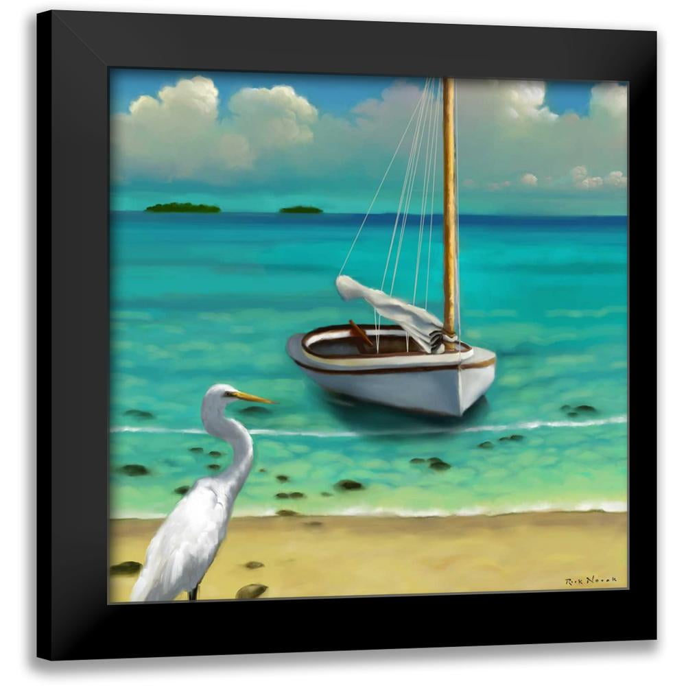 Novak, Rick 15x15 Black Modern Framed Museum Art Print Titled - Sailing ...