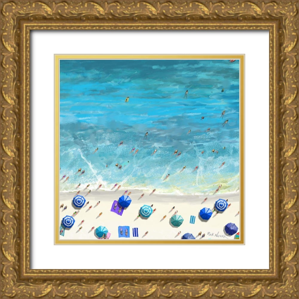 Novak, Rick 15x15 Gold Ornate Wood Framed with Double Matting Museum ...