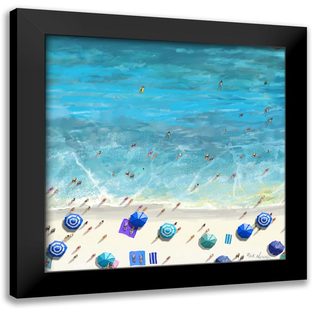 Novak, Rick 20x20 Black Modern Framed Museum Art Print Titled - Beaches ...
