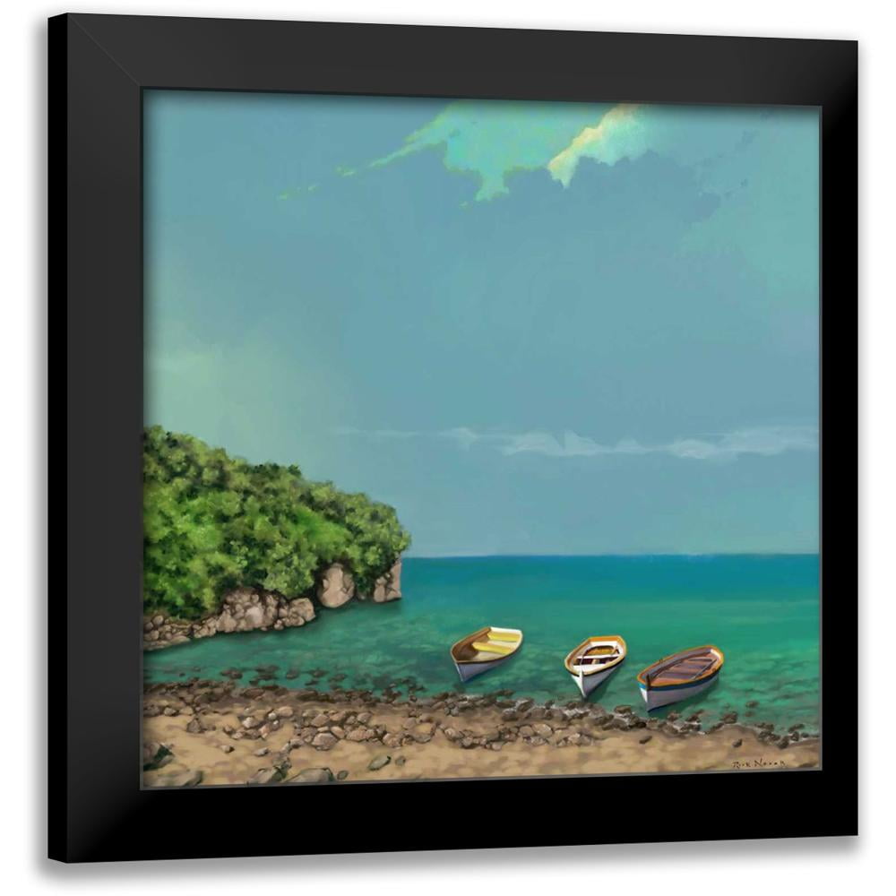 Novak, Rick 20x20 Black Modern Framed Museum Art Print Titled - Sailing ...