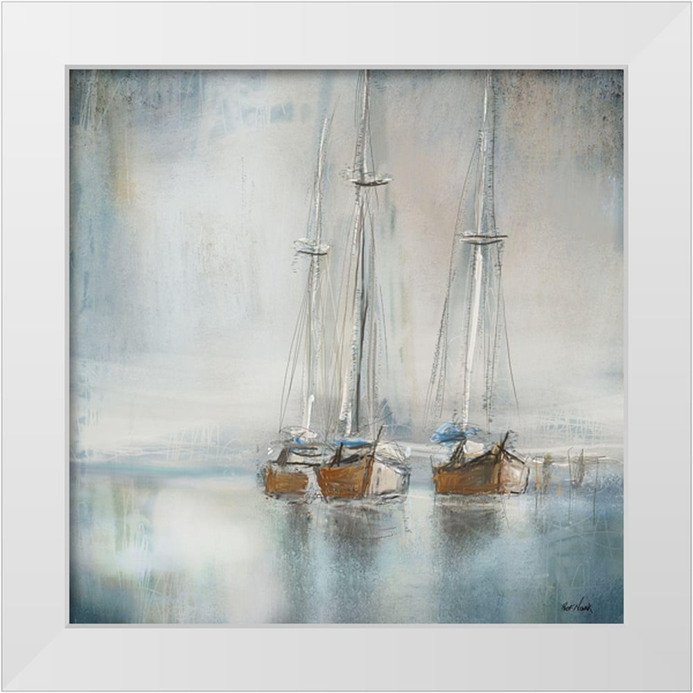 Novak, Rick 20x20 White Modern Wood Framed Museum Art Print Titled ...