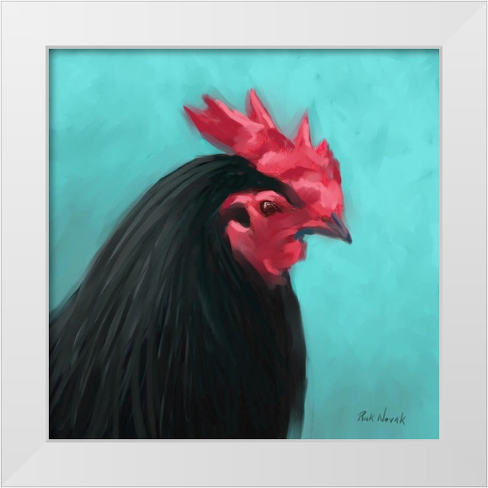 Novak, Rick 20x20 White Modern Wood Framed Museum Art Print Titled ...