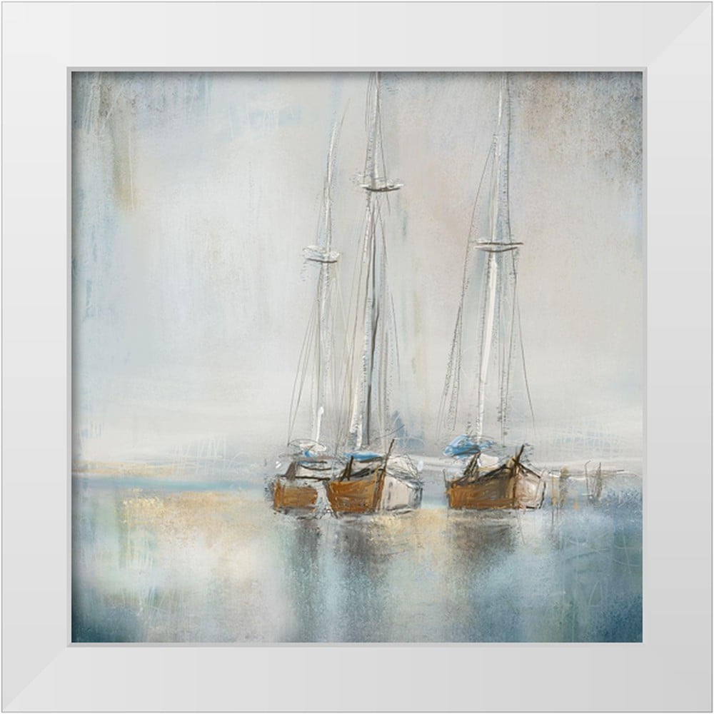 Novak, Rick 26x26 White Modern Wood Framed Museum Art Print Titled ...