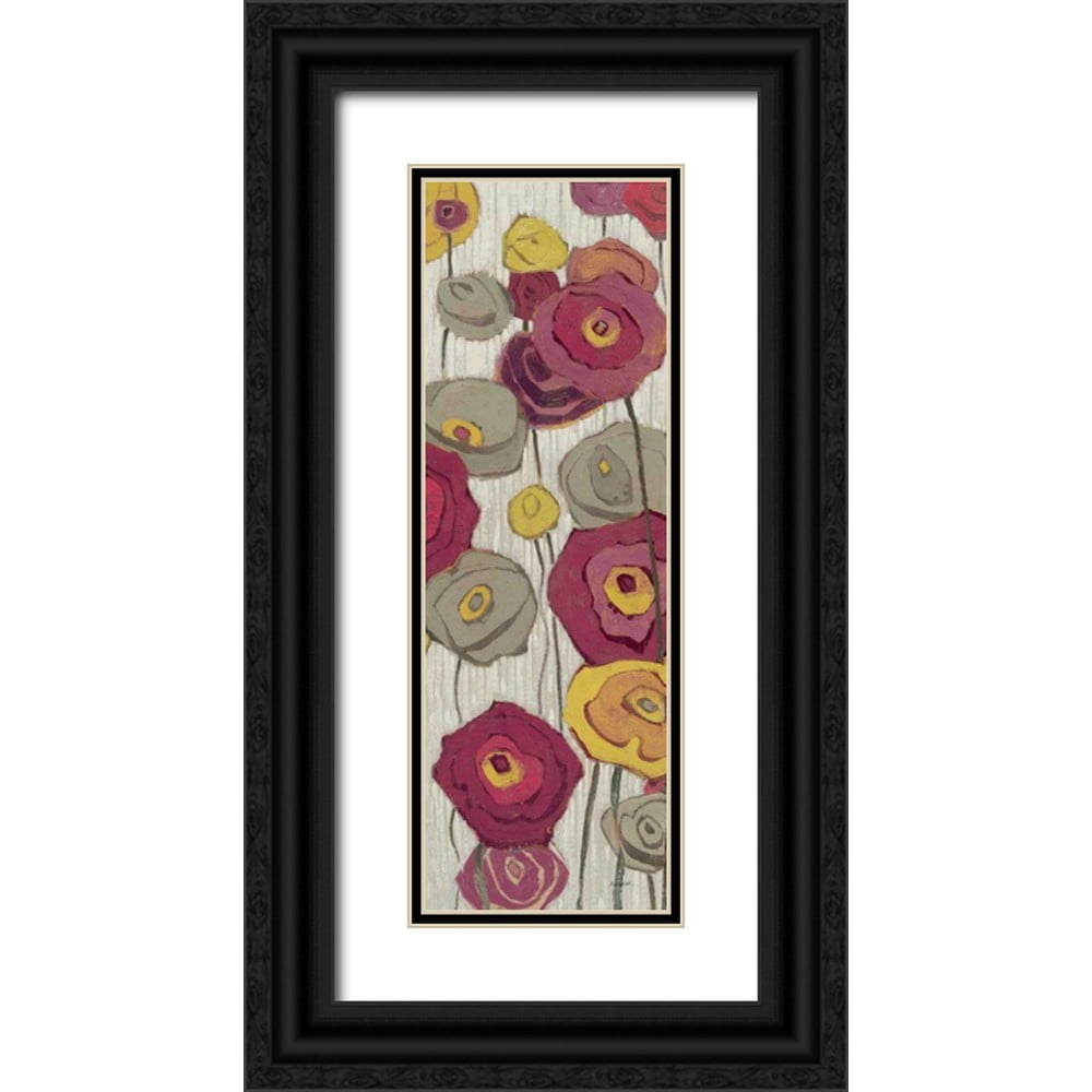 Novak, Shirley 13x32 Black Ornate Wood Framed with Double Matting ...