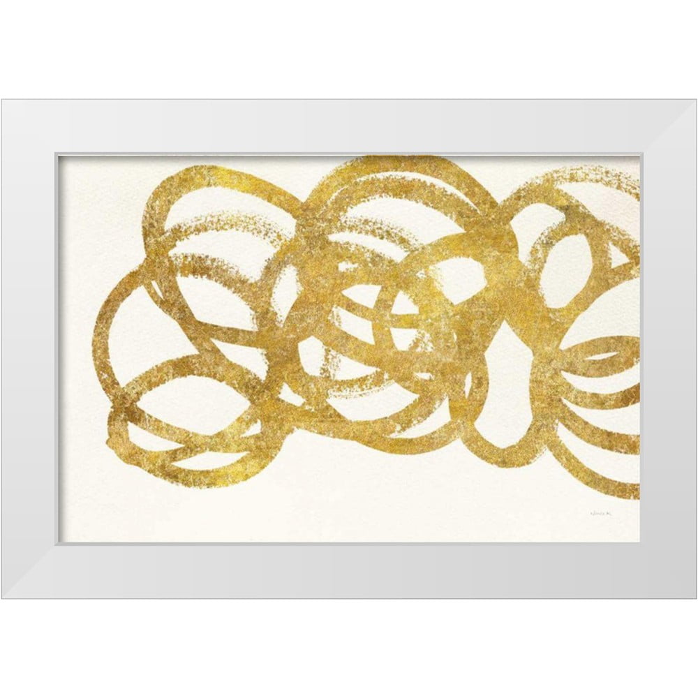 Novak, Shirley 14x11 White Modern Wood Framed Museum Art Print Titled - Swirling Element I Crop ...