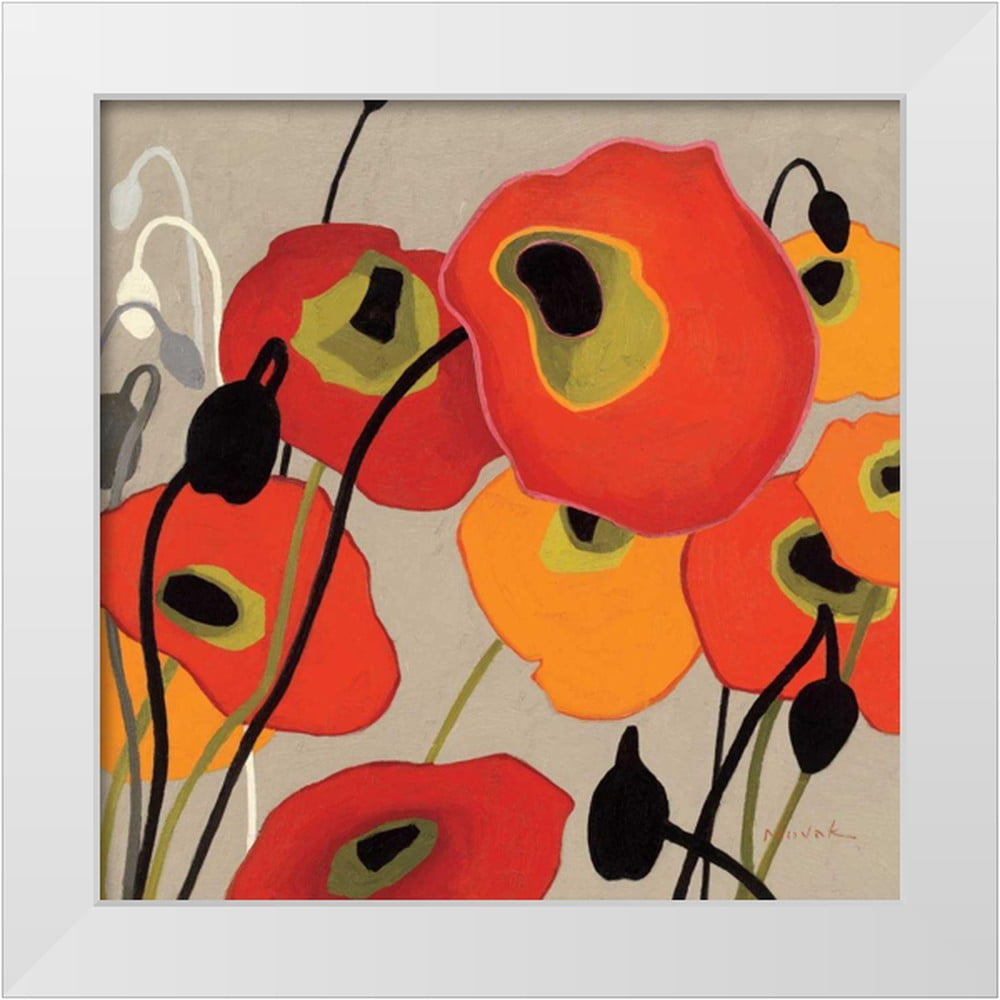 Novak, Shirley 26x26 White Modern Wood Framed Museum Art Print Titled ...