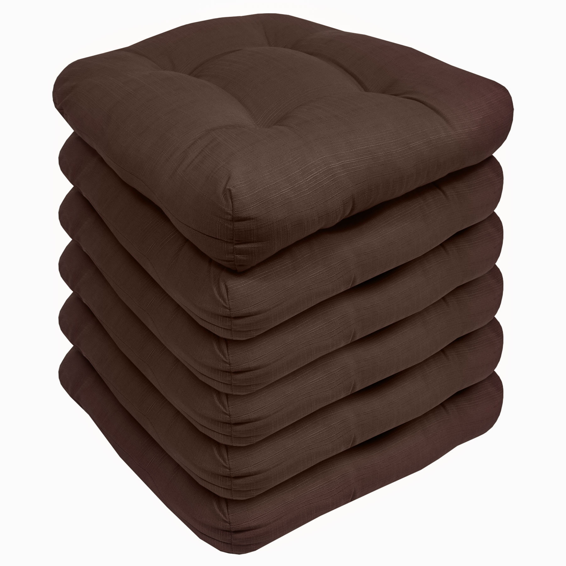Novashion Assorted Coffee Square Chair Pad Outdoor Seating Cushion ...