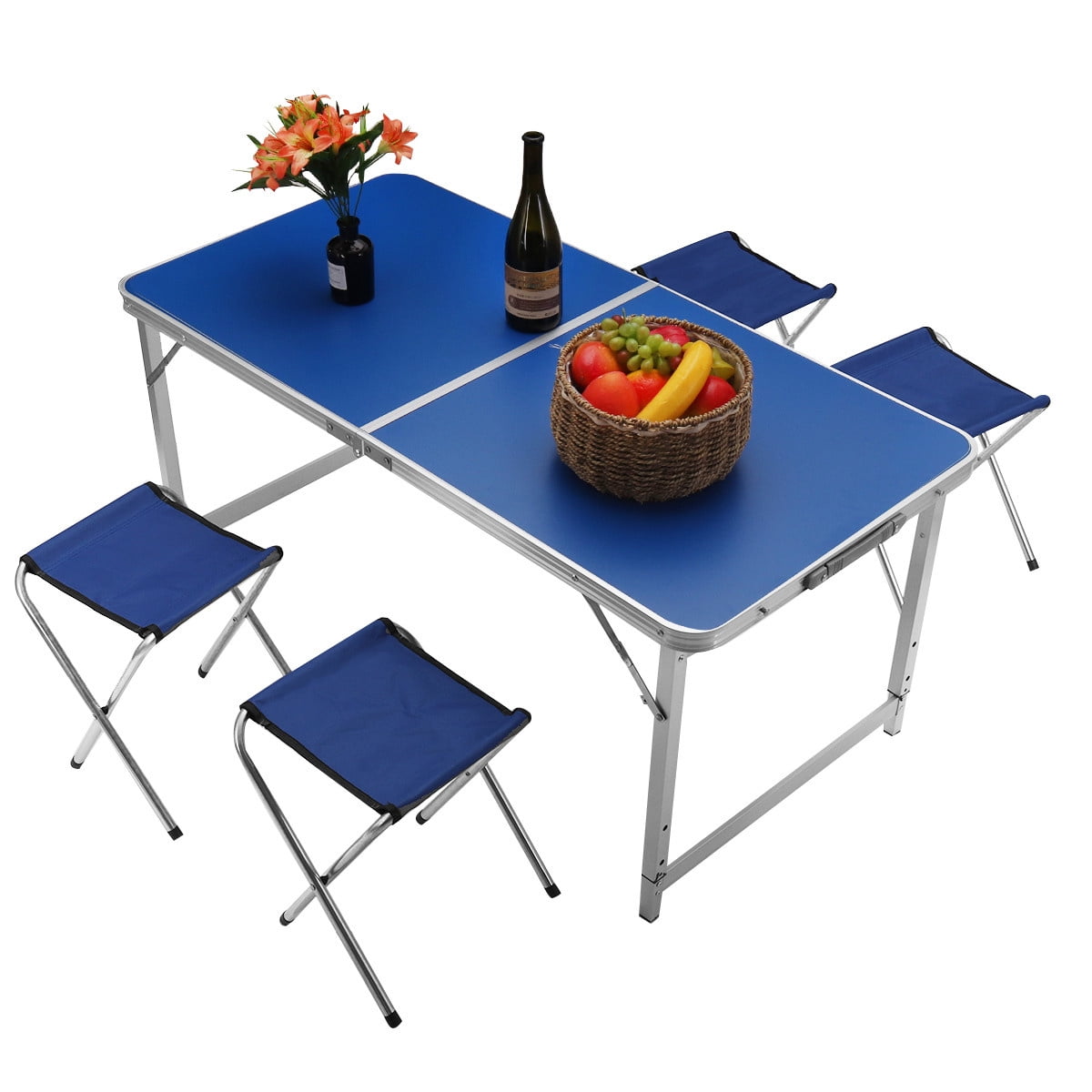 Novashion Camping Table, Blue - Walmart.com