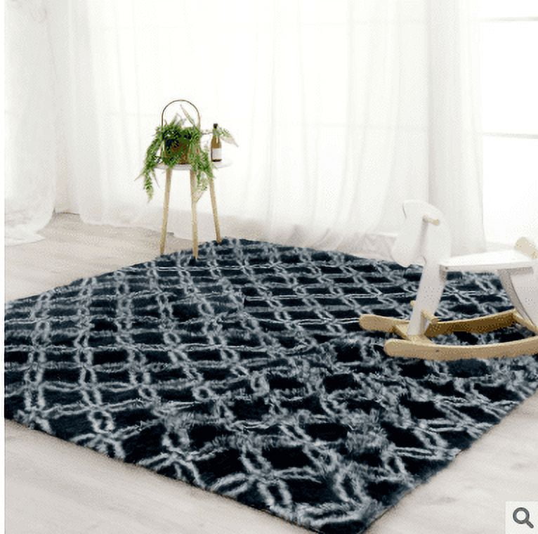 Novashion Fluffy Area Rug, 5' x 8', 3' x 5', 4' x 6', Modern Indoor ...