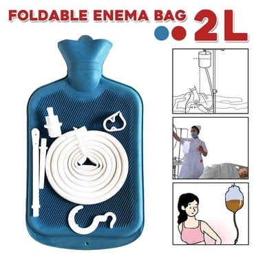 Smokitcen Home Health Enema Kit – 2L Reusable Bag with Tubes for Adult ...