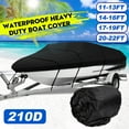 Novashion Waterproof and Sunscreen Heavy Duty Trailerable Boat Cover ...