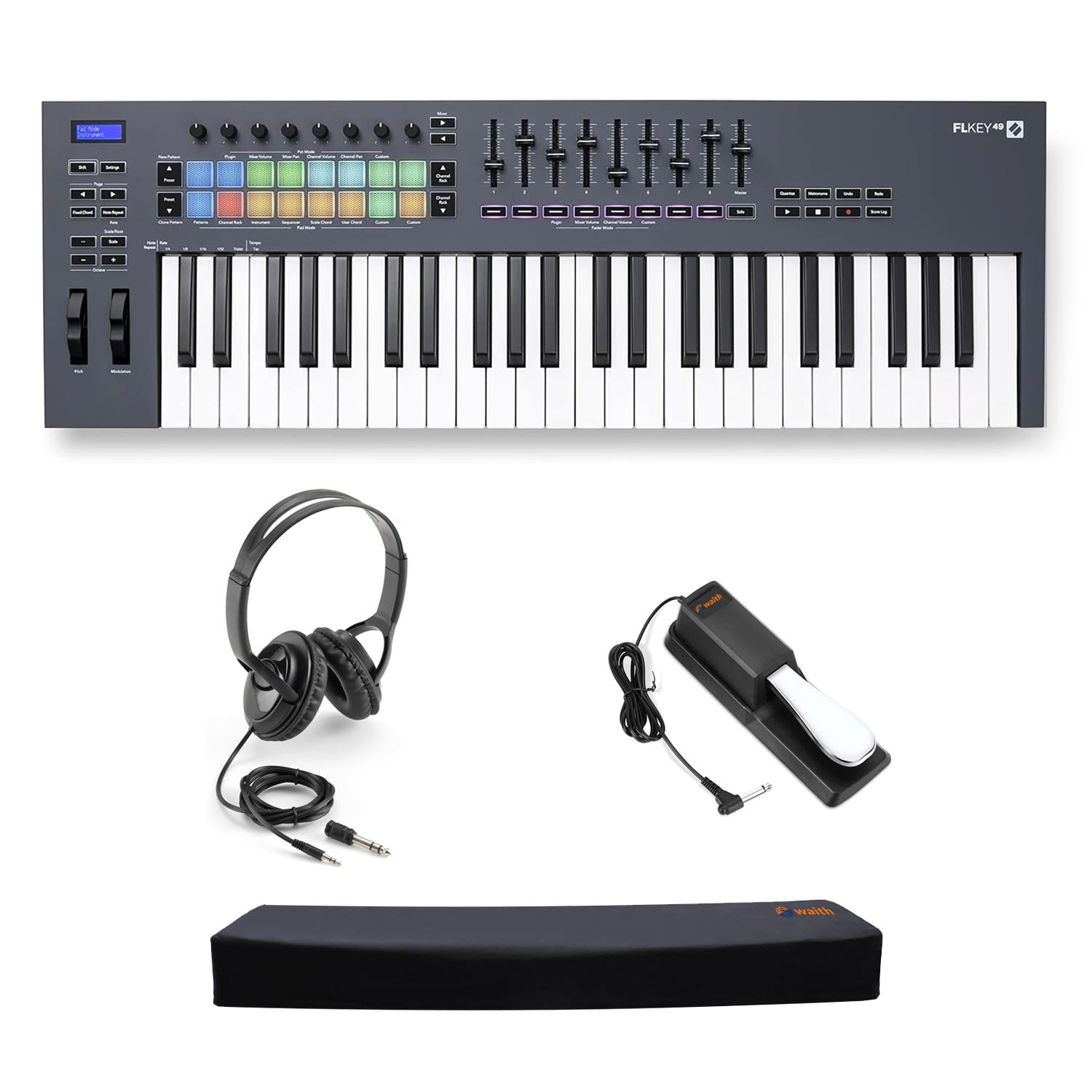 Novation FLkey 49-Key USB MIDI Keyboard Controller for FL Studio ...