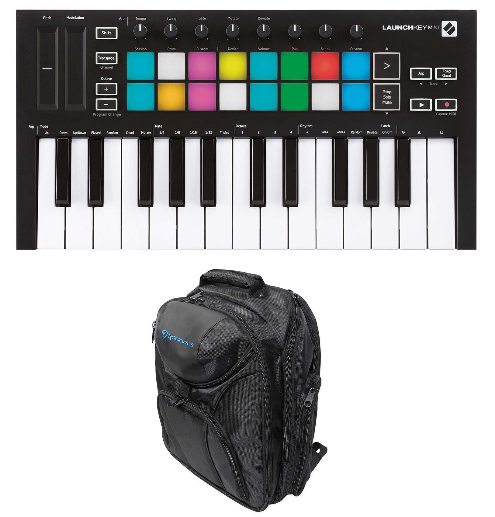 Novation Launchkey Mini MK3 25-key MIDI Keyboard Controller and ...