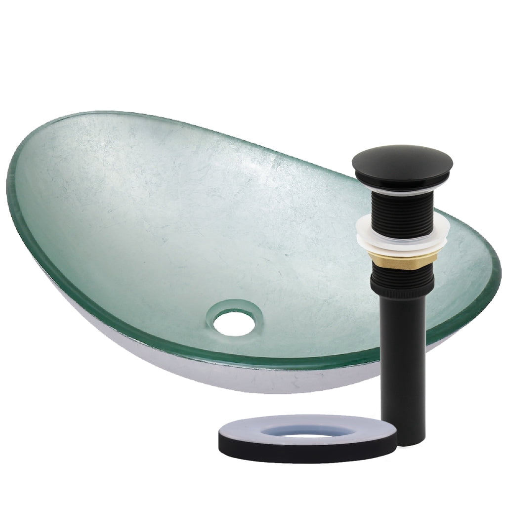 Novatto ARGENTO TIG-7032-8031MB Fluorescent Silver Foil Painted Glass ...
