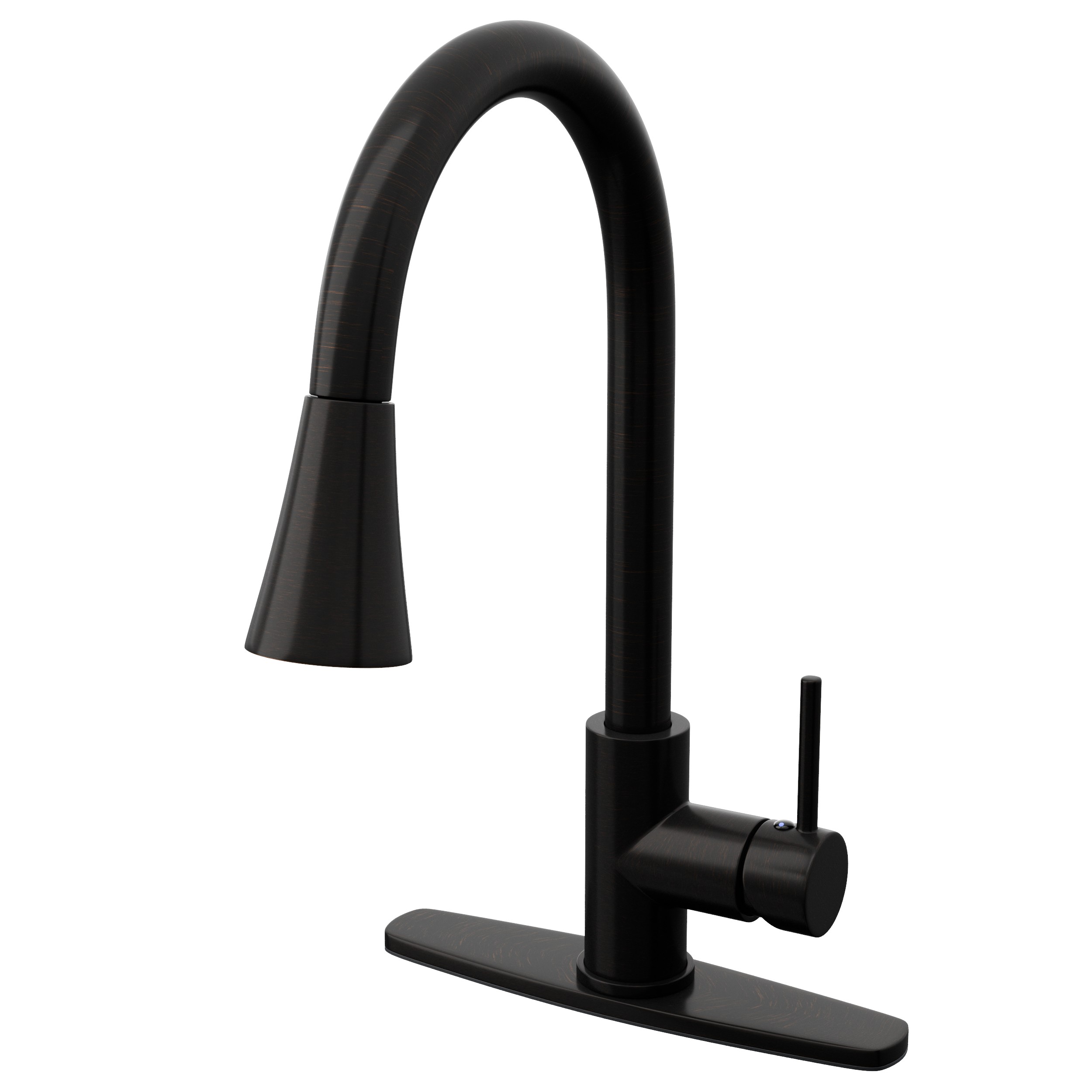Novatto NKF-H14ORB-D Dual Action Single Lever Pull-down Kitchen Faucet ...