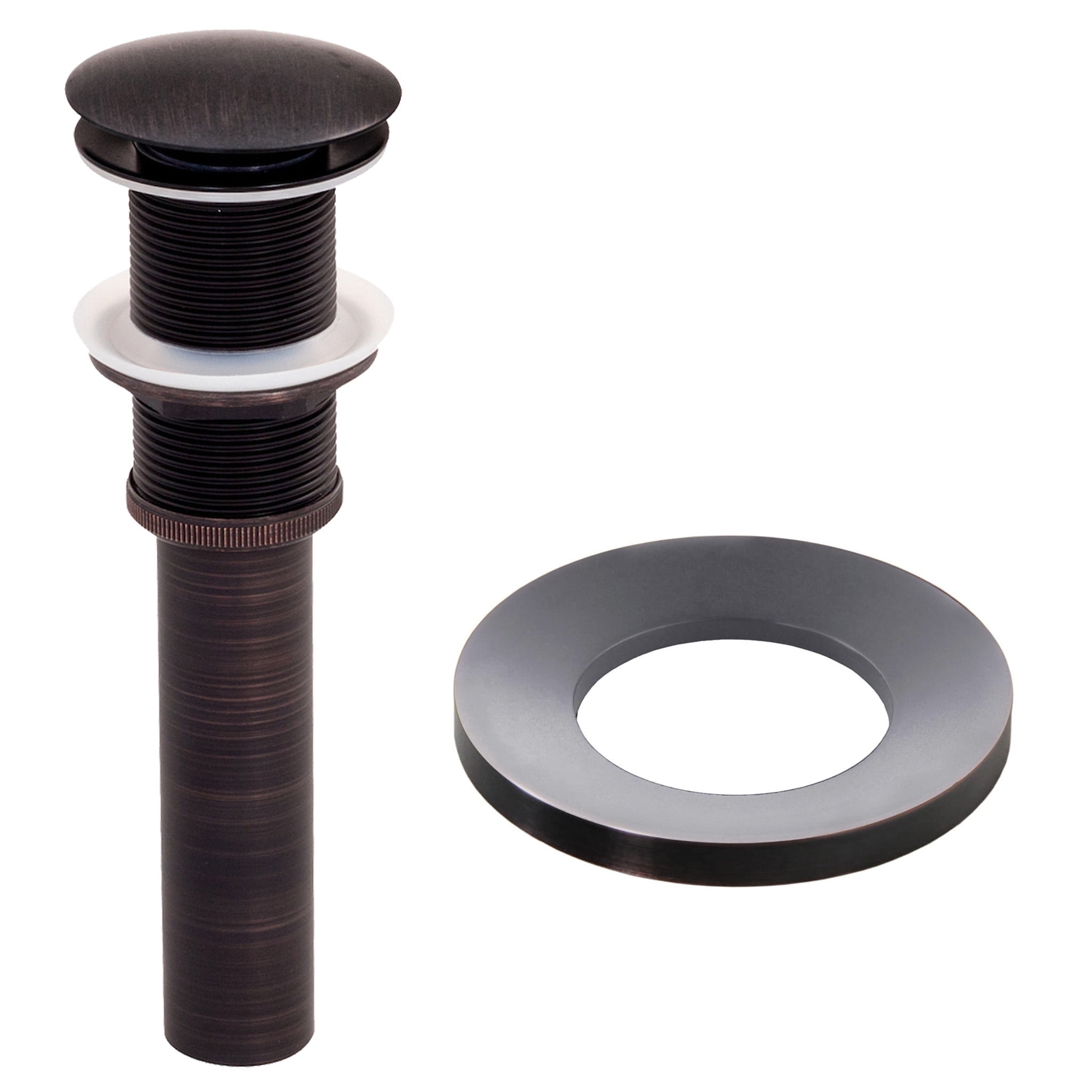 Novatto PUD-ORB-MR Pop-Up Drain and Mounting Ring, Oil Rubbed Bronze ...