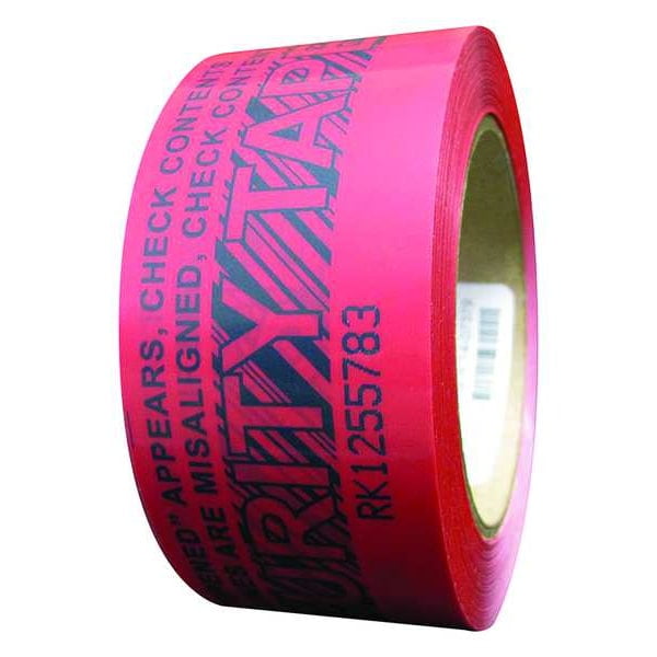 Novavision Tamper Evident Tape, 2 mil, Red PVT2R-217D-180 - Walmart.com