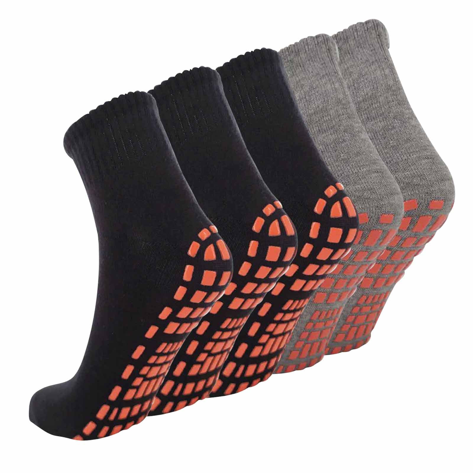 Novayard 5 Pairs Non Slip Socks Non Skid Sticky Grip Socks Yoga Pilates ...