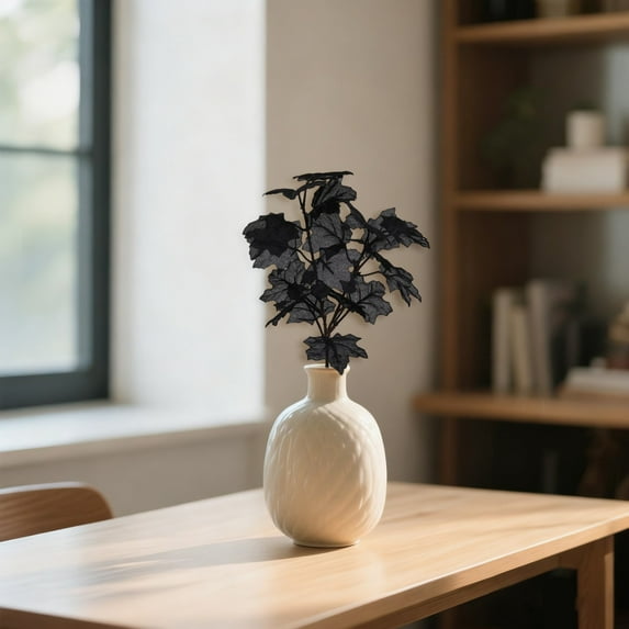 Novazen Artificial Autumn Maple Leaf Plant Stem and Leaf, Flower ...