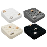 Novel Box 36 Ring Jewelry Tray Foam Velour Liner - Walmart.com