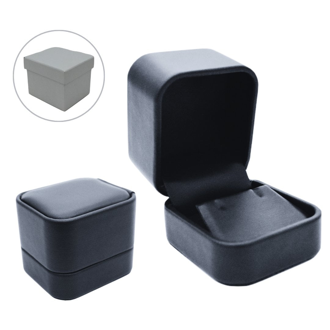 Novel Box Black Leatherette Jewelry Earring Box - Walmart.com