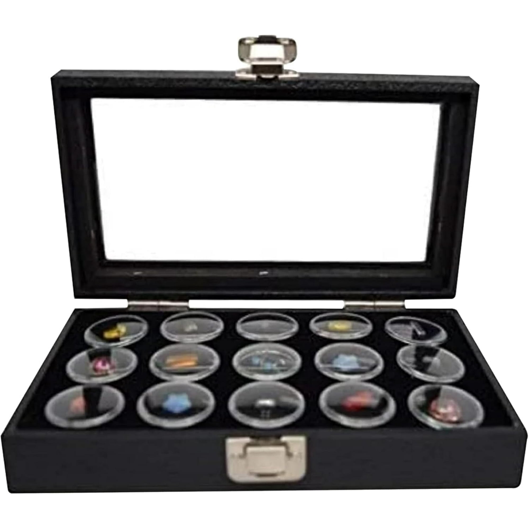 Novel Box Jewelry Display Case 14.75x8.25x2.1 with Metal Clasp + 16 ...