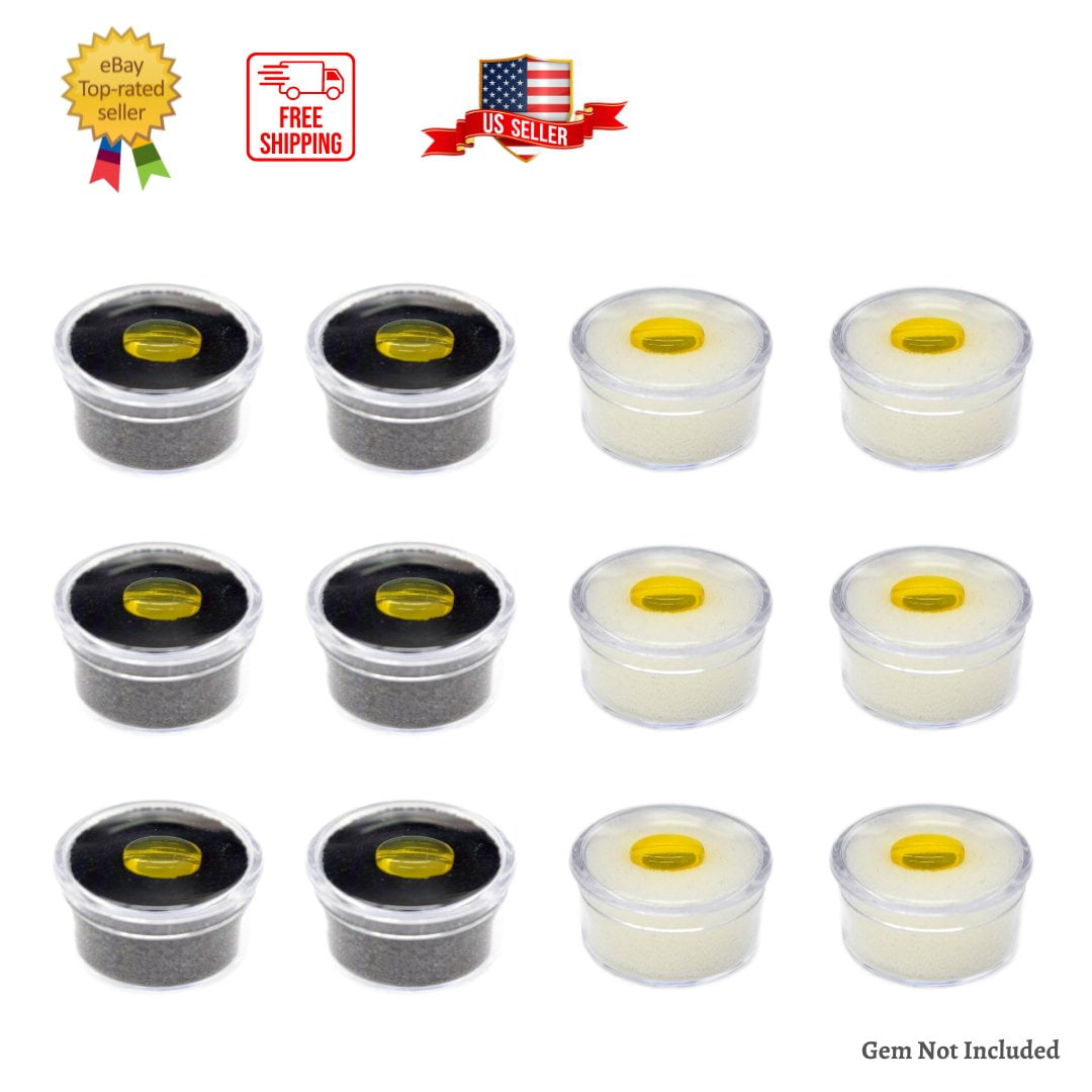 Novel Box Jewelry Gem Display Jar Diamond Storage Jar Black and White ...