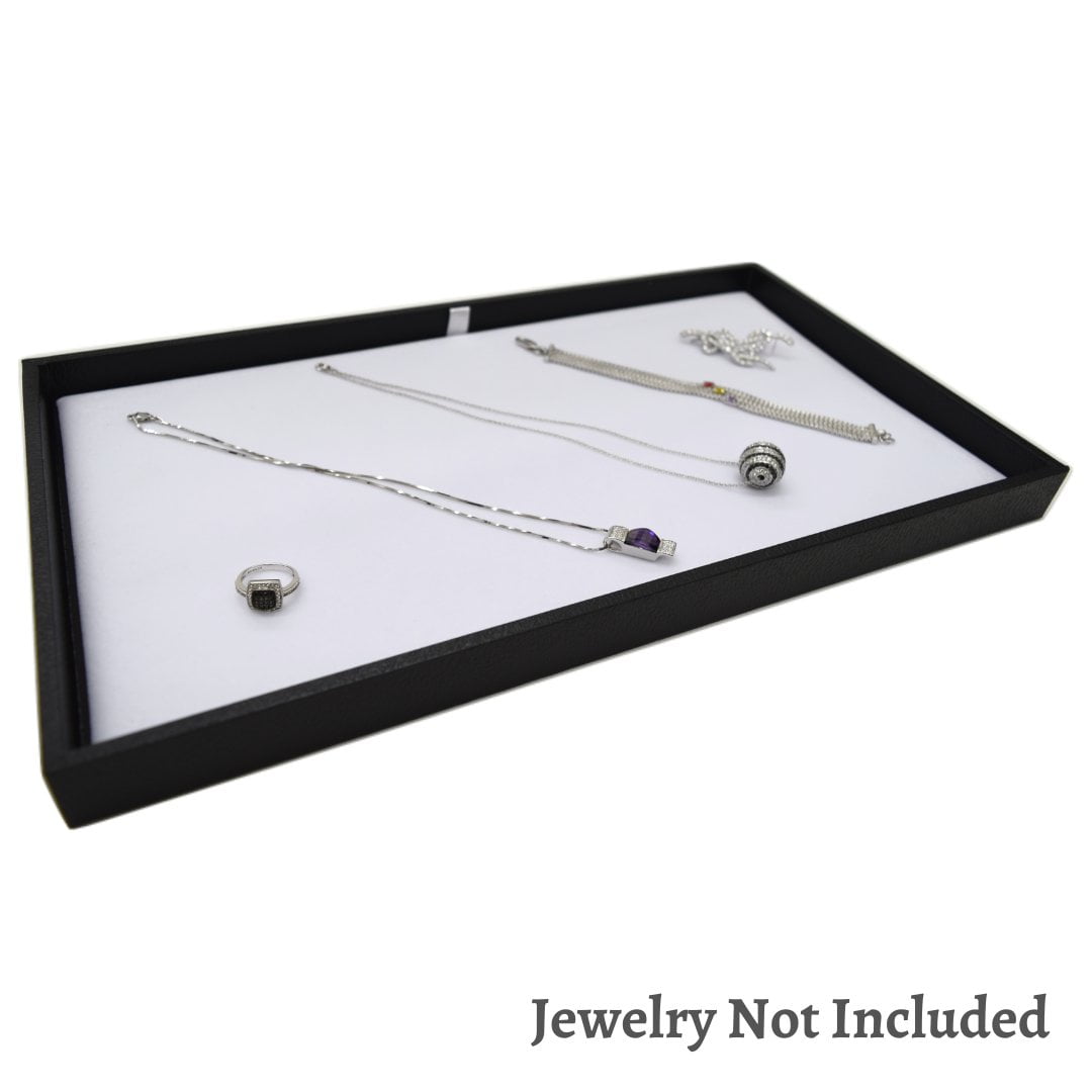 Novel Box Jewelry Stackable Wood Utility Tray With Velvet Jewelry ...